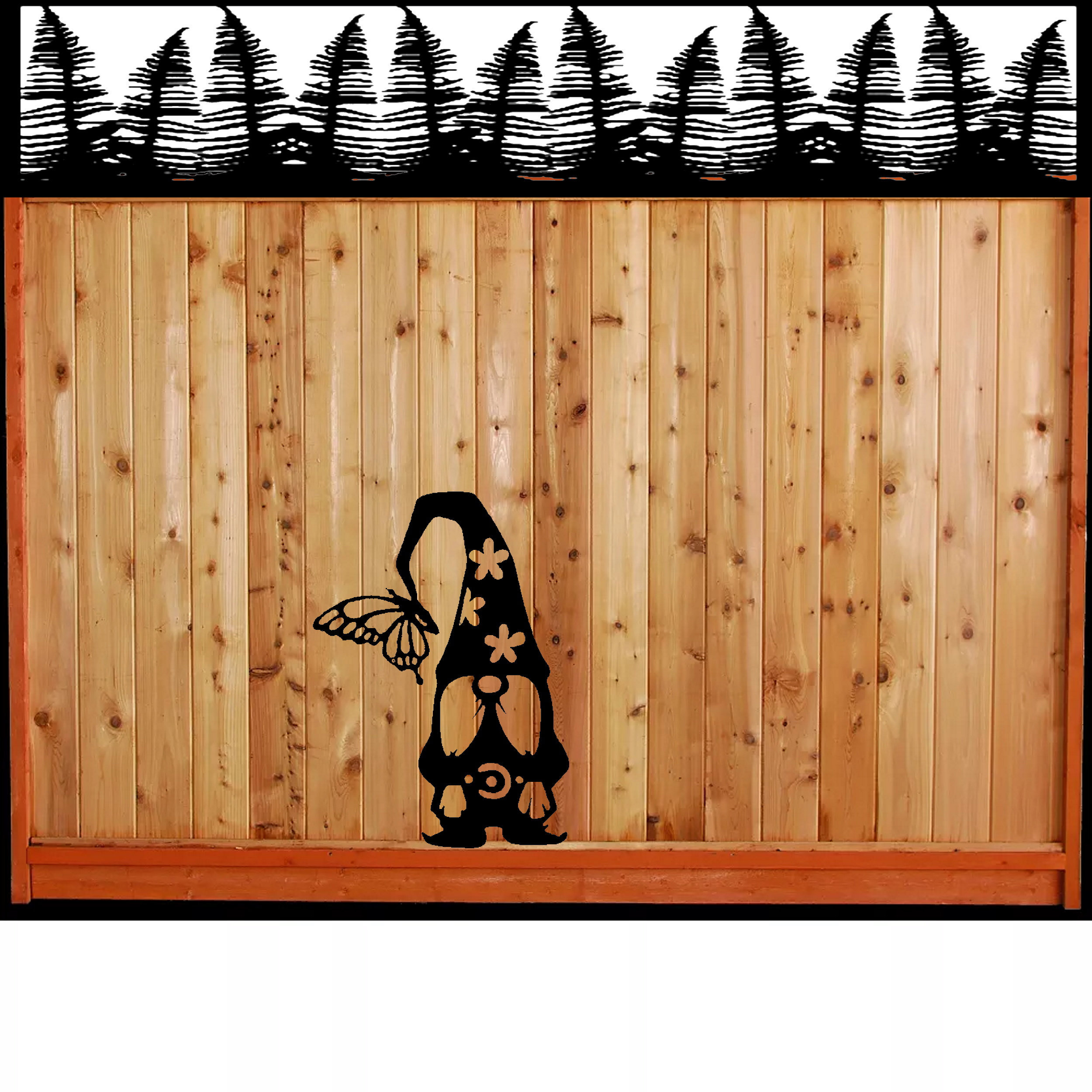 Metal Fence Topper: Steel Privacy Screen, Garden Art - Etsy