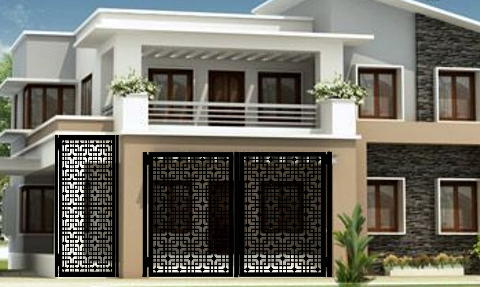 Modern Metal Panel Accent Metal Art Wall Metal Decor | Etsy