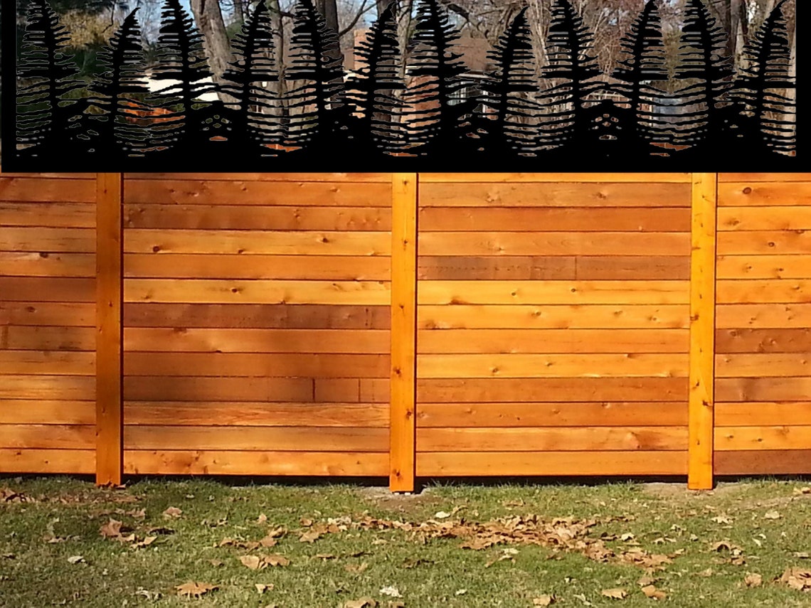 Fence Topper Metal Fence Topper For Privacy Etsy