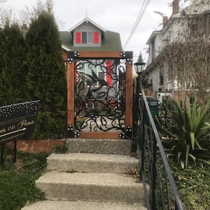 Hummingbird Metal Gate / Entry Gate/ Garden Gate/ Pedestrian Gate - Etsy