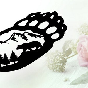 Bear Claw Sign Metal Bear Paw Metal Bear I - Etsy