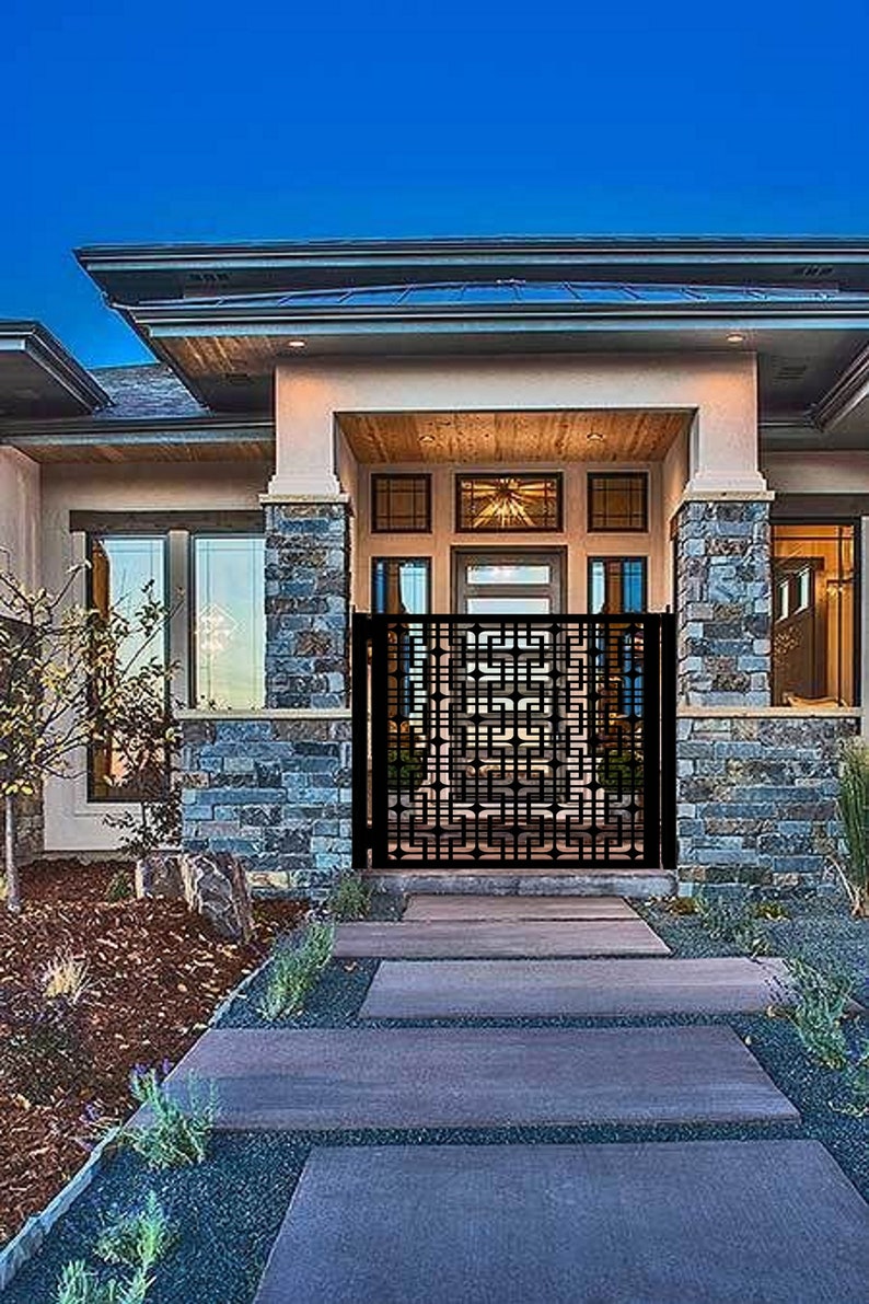 Modern Metal Panel Accent Metal Art Wall Metal Decor - Etsy