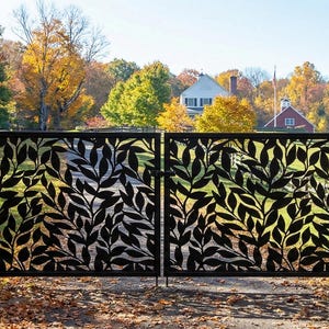 Custom Metal Entry Gate / Artistic Design / Handcrafted & Unique - Etsy
