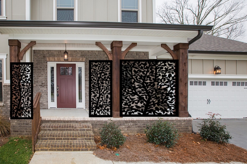 Metal Panel | Metal Privacy Screen With Birds | Custom Design Model#p34 ...