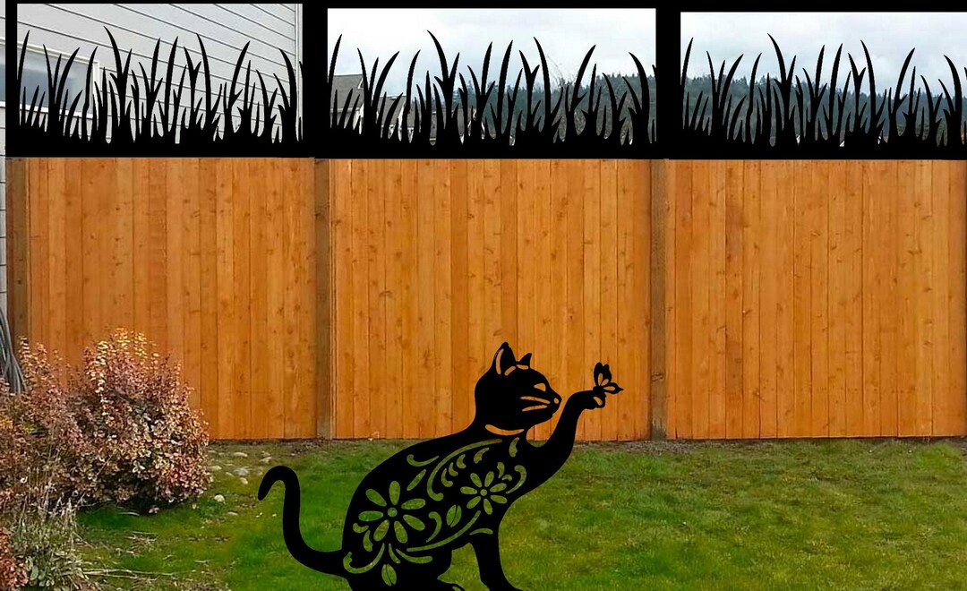 Custom Steel Fence Toppers: Decorative Wrought Iron Garden Art - Etsy