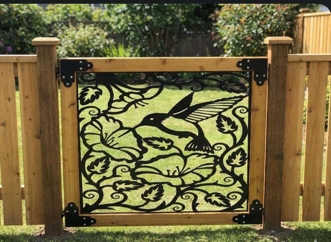 Custom Metal Entry Gate – Decorative, Modern, Handmade, Unique Design ...