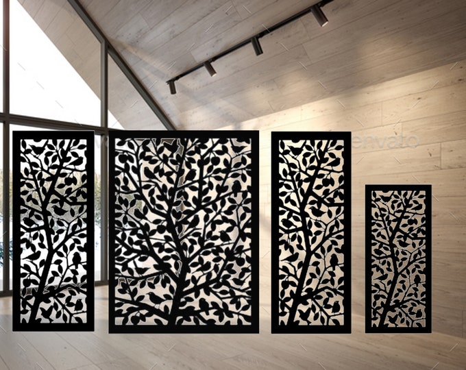 Metal Privacy Screen for Indoor and Outdoor | Custom Design Available ...