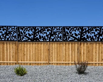 Metal Fence Topper for Privacy, Fence Toppers Metal Decorative Panels ...