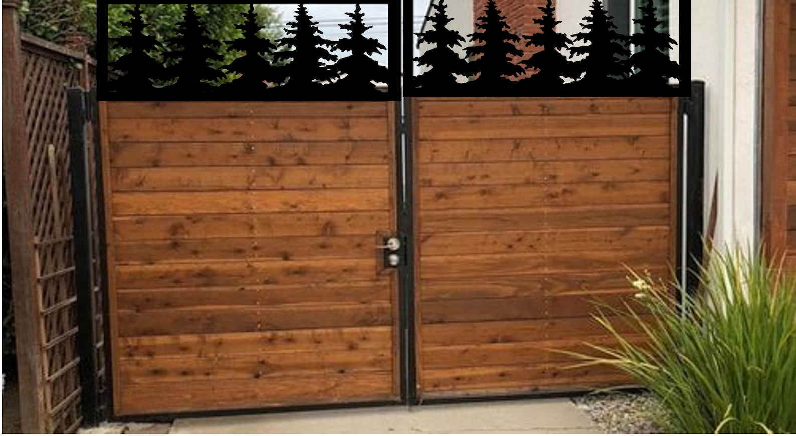 Metal Garden Art – Privacy Screen for Gates & Fences - Etsy