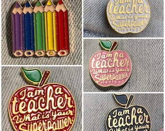 Teacher Brooch | Etsy