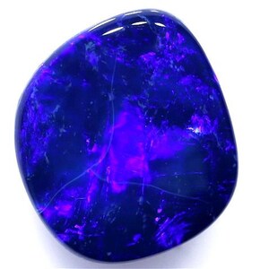 2.80 Carats Lightning Ridge Natural Black Potch Backing Opal Doublet ...