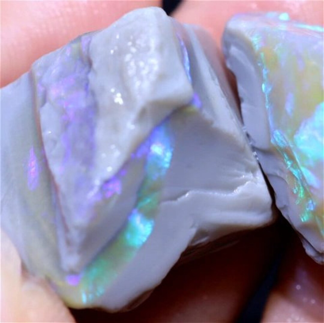 29.66 Carats Lightning Ridge Dark Opal Rough Parcel - Etsy