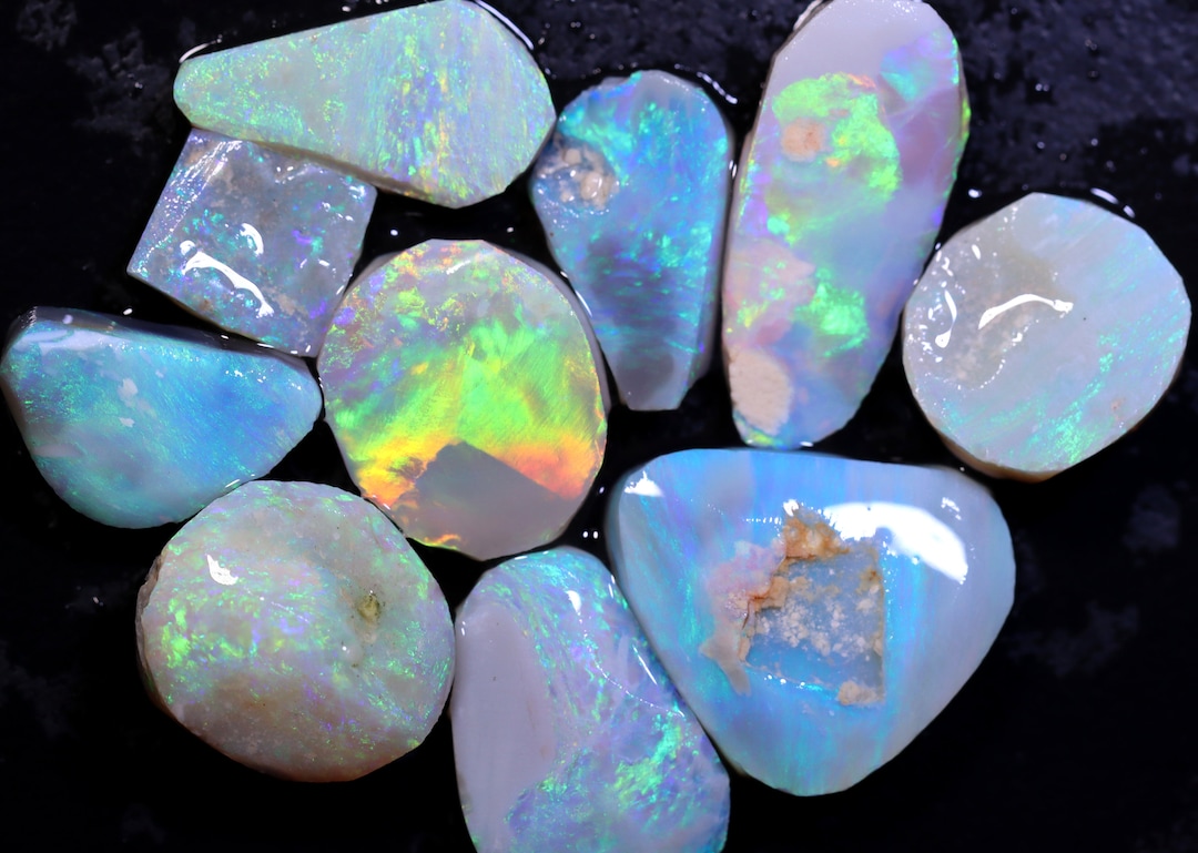 20 Carats Lightning Ridge Dark Opal Rough Parcel - Etsy
