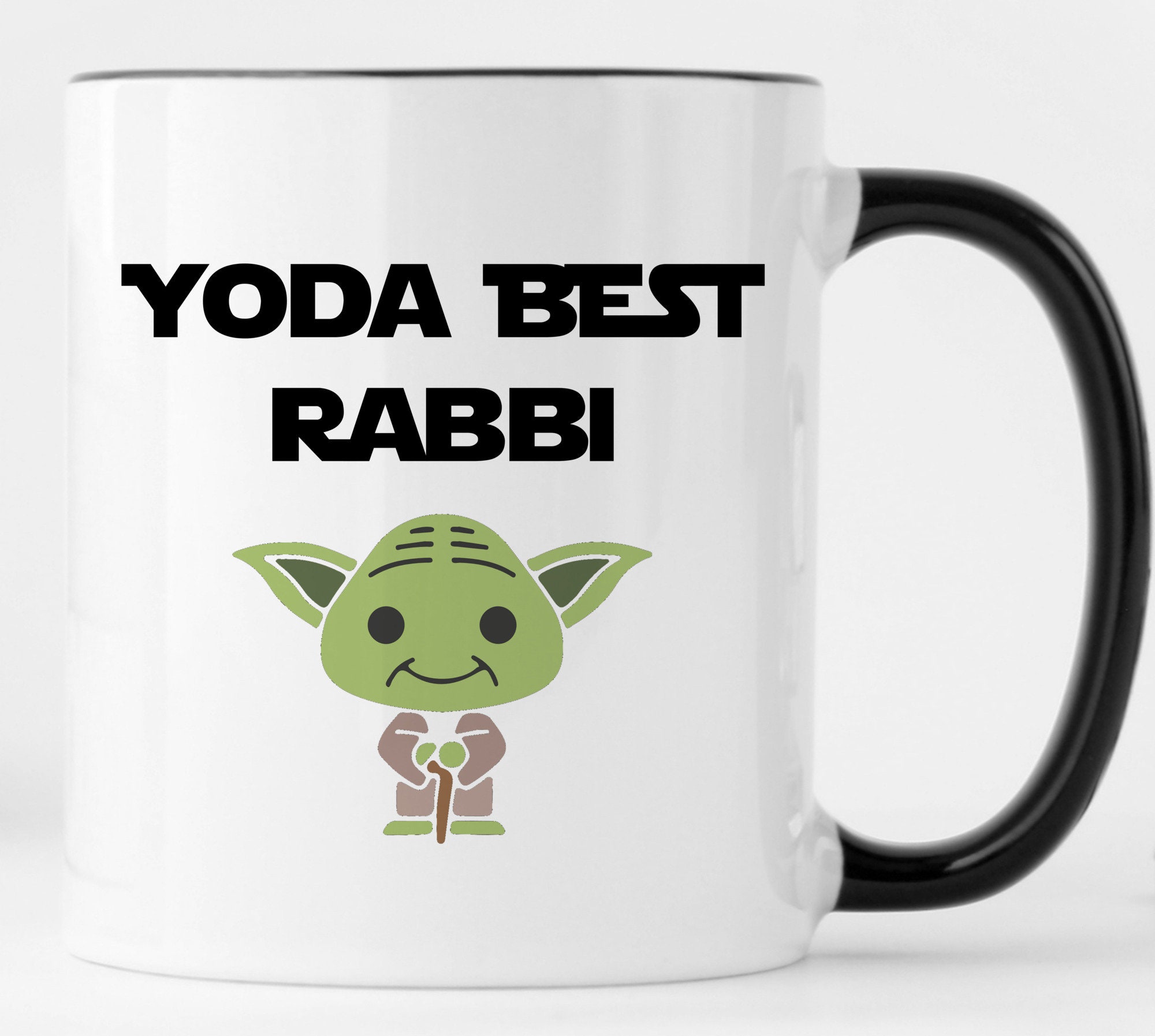 Rabbi Gift Funny Rabbi Mug Yoda Best Rabbi Mug Best Rabbi | Etsy