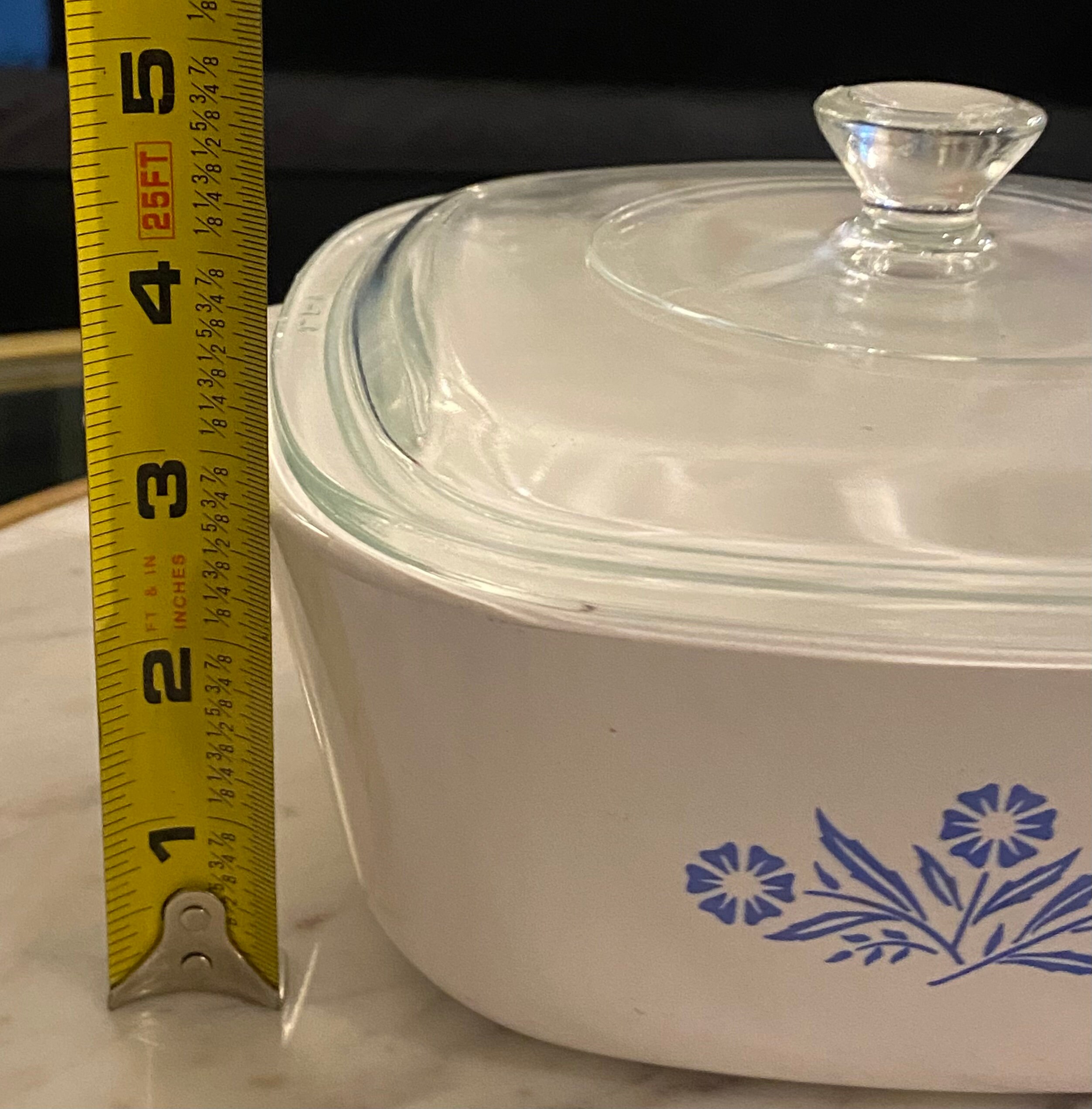 Collectible Vintage Corning Ware - 1 1/2 Quart Covered Square Casserole ...