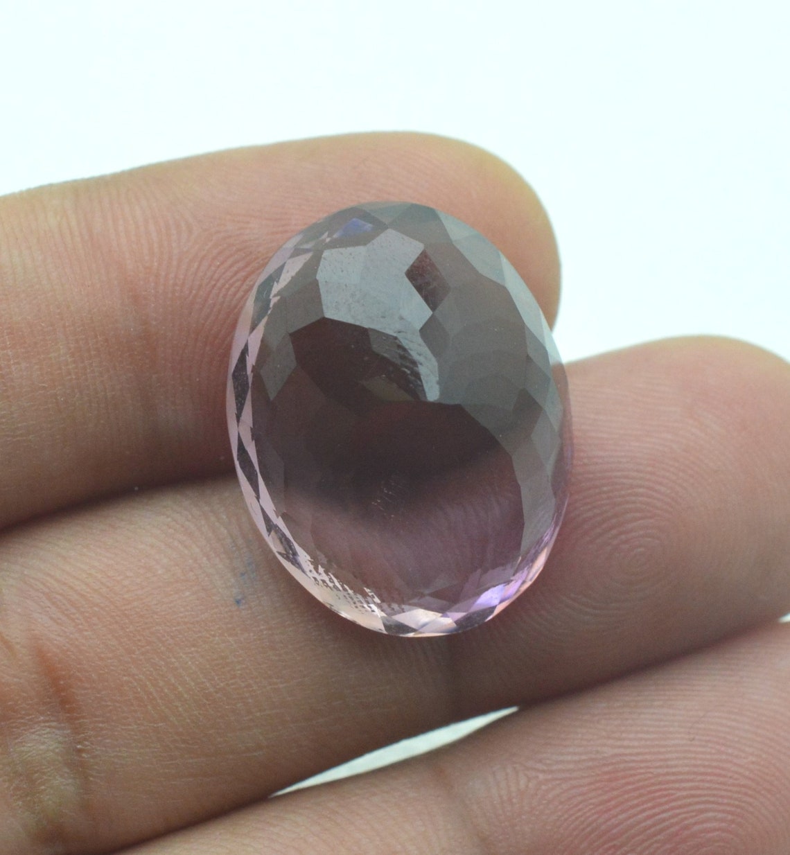 Natural Blue Amethyst Gemstone/Faceted Amethyst Loose | Etsy