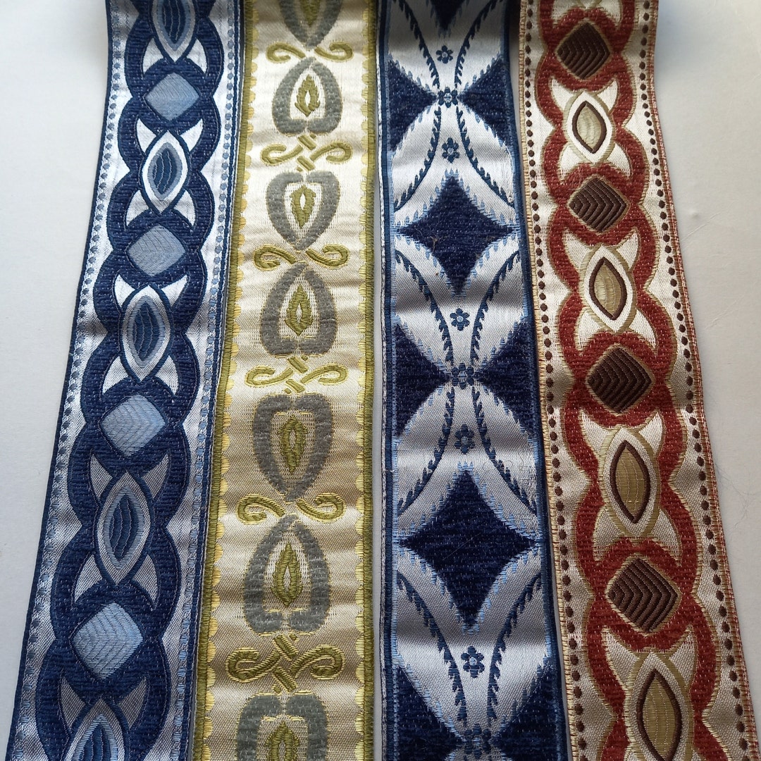 Curtain Ribbon Trim Tape Velvet Fabric for Drapery by the Yard ...