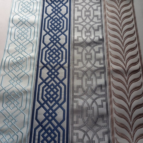 Blue Geometric Trim Tape - Etsy