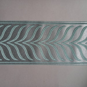 Green Curtain Fabric Tape Trim for Drapery, Upholstery Designer Edging ...