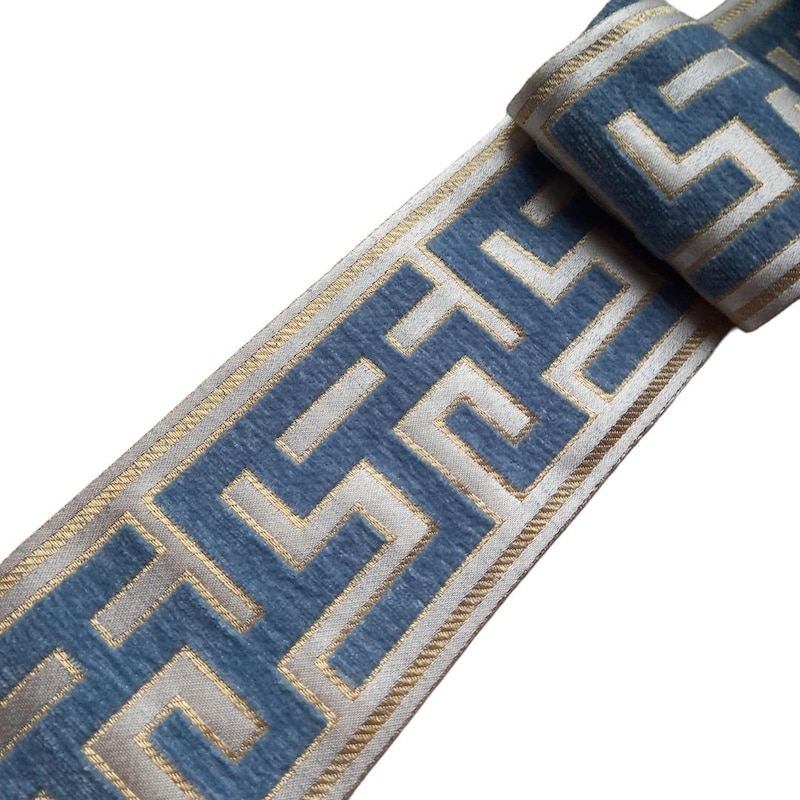 Velvet Greek Key Pillow - Etsy