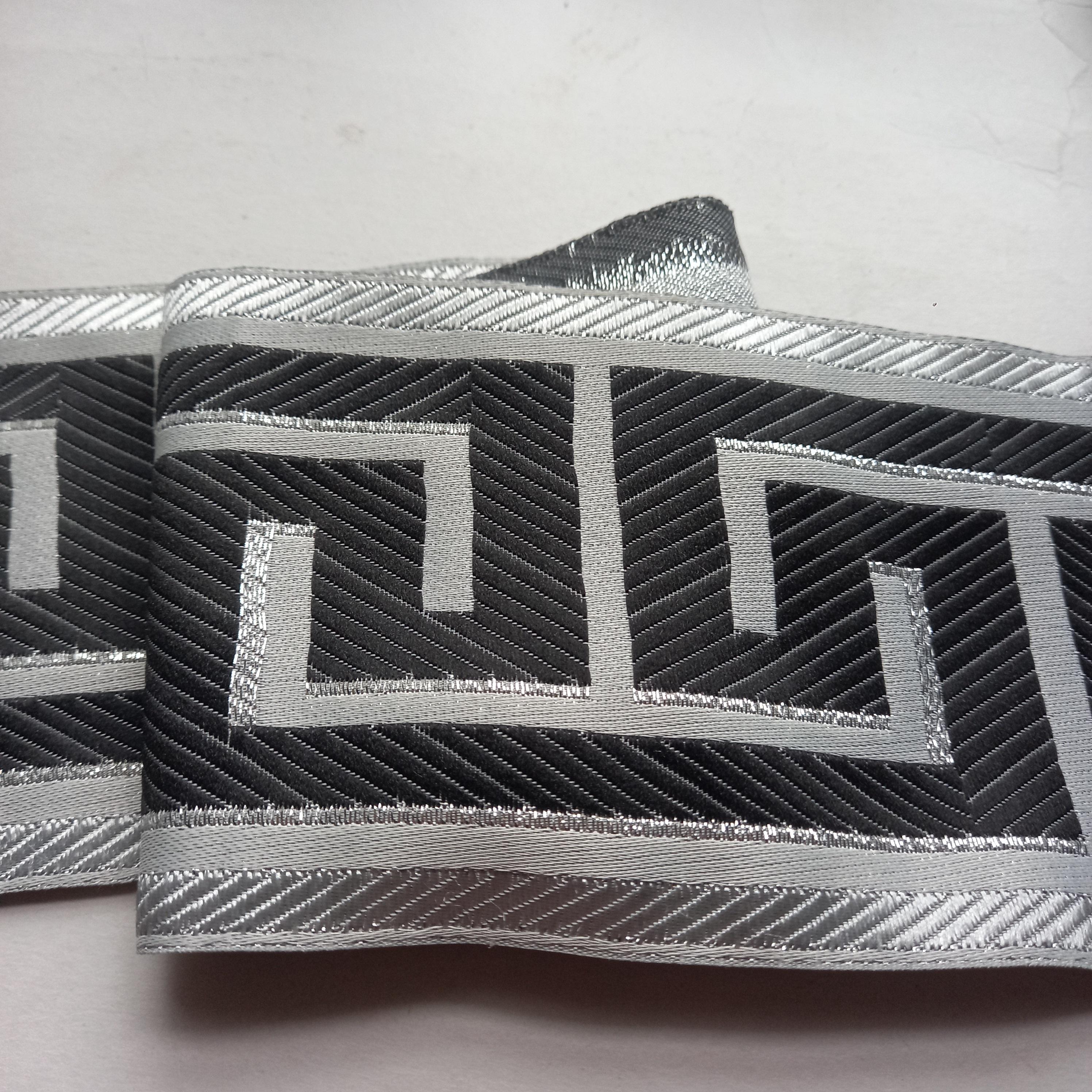 Black Greek Key Fabric Trim: Curtain Drapery Edging Tape - Etsy