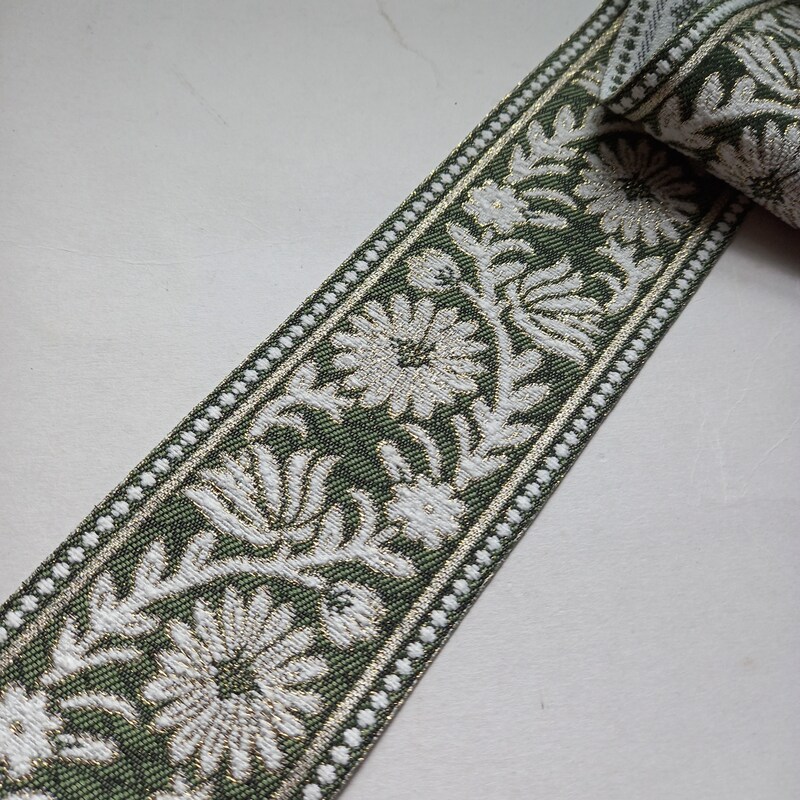 Green Fabric Trim - Etsy