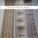 Drapery Trim Tan Regency for Curtain, Khaki Upholstery Trimming 4 Inch ...