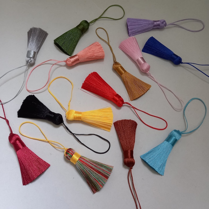 Cotton Tassels Keychain - Etsy UK