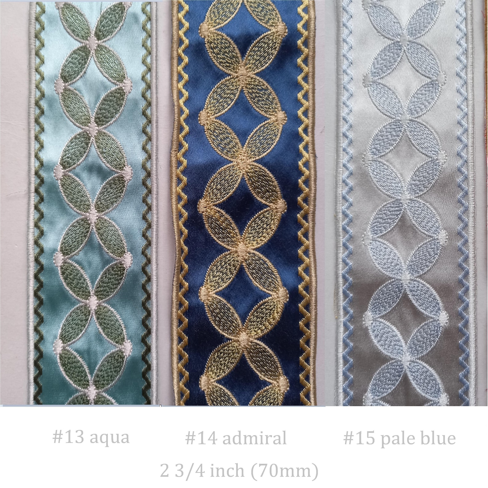 Drapery Trim Regency for Curtain, Upholstery Trimming by the Yard ...