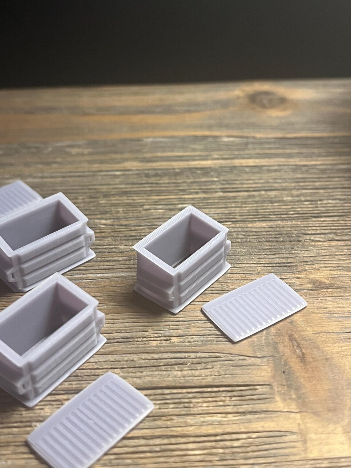 HO Scale 1:87 Dumpster With Removable Lid (6pk) - Etsy
