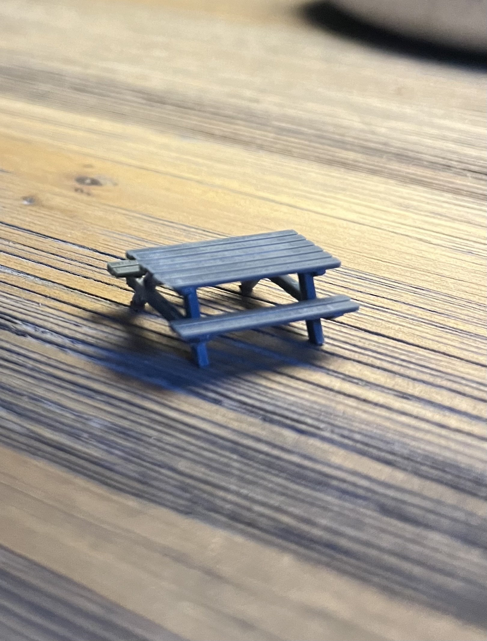 HO Scale 1:87 PICNIC TABLE (2pk) - Etsy
