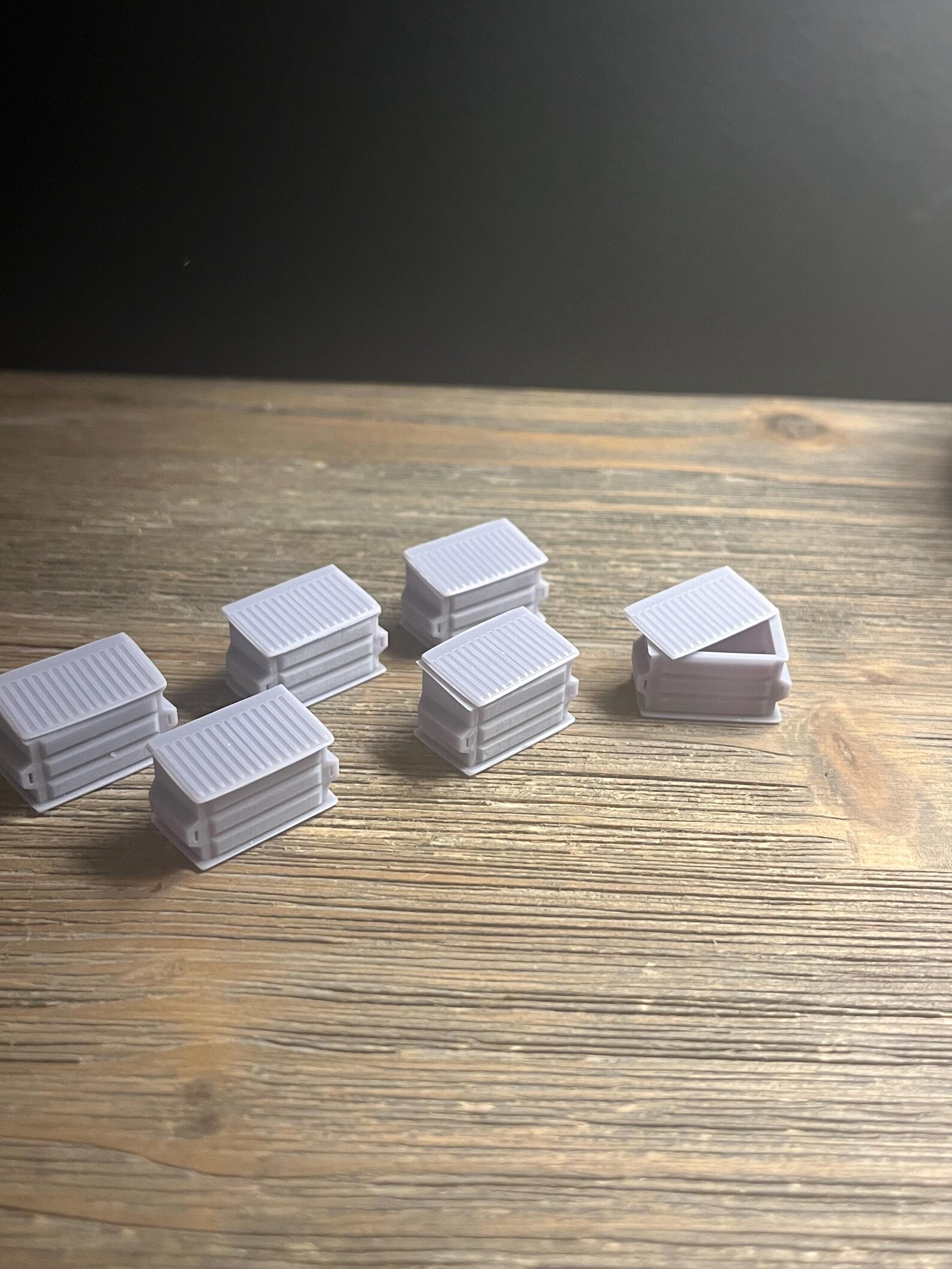 HO Scale 1:87 Dumpster With Removable Lid (6pk) - Etsy