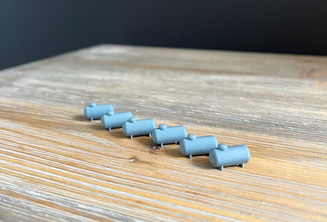 N Scale 1:160 Propane Tanks (6pk) 3D Printed Resin - Etsy