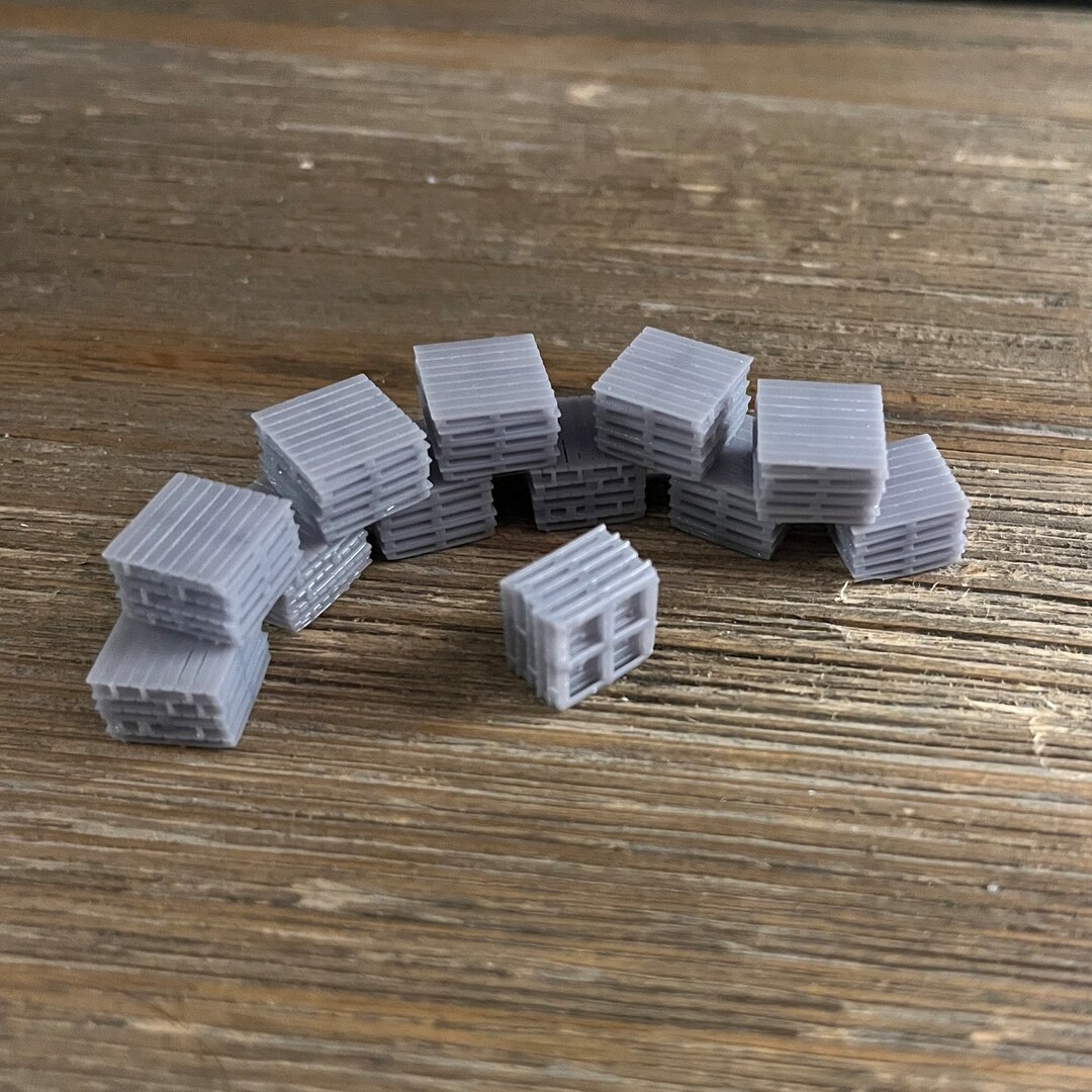 N SCALE 1:160 Pallet Stacks/bundles (12pk) - Etsy