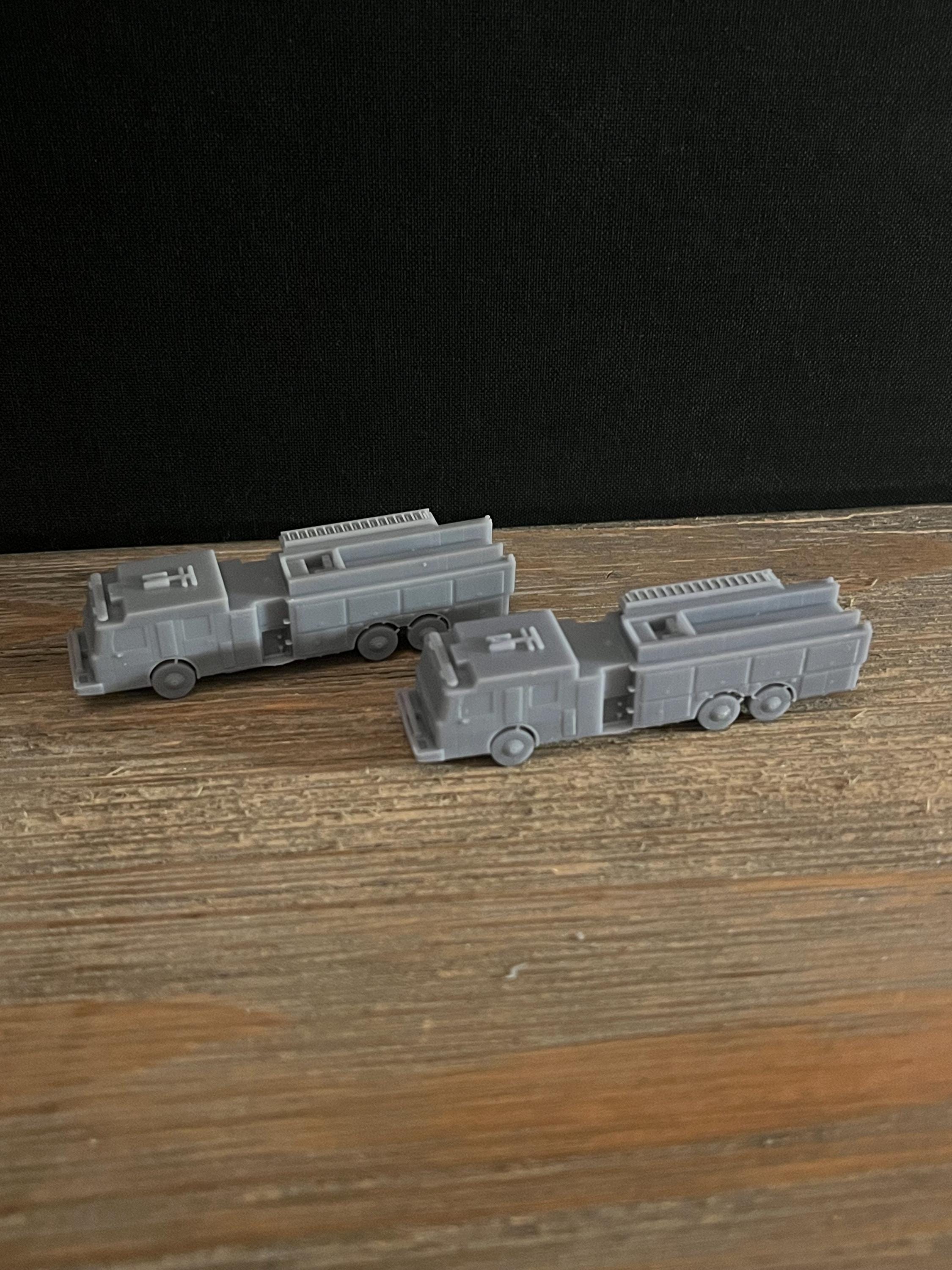 N Scale 1:160 FIRETRUCK Fire Engine (2pk) - Etsy