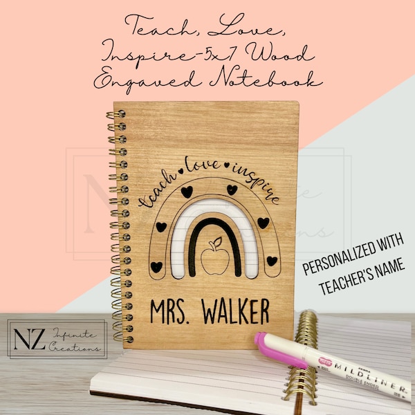 Wood Notebook - Etsy