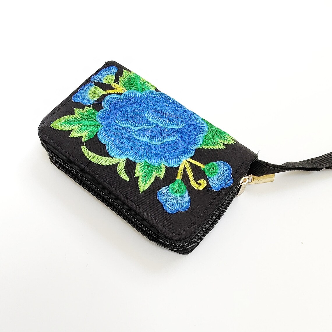 Embroidered Wallet, Mexican Wallet, Women's Mini Purse. Made in Mexico ...
