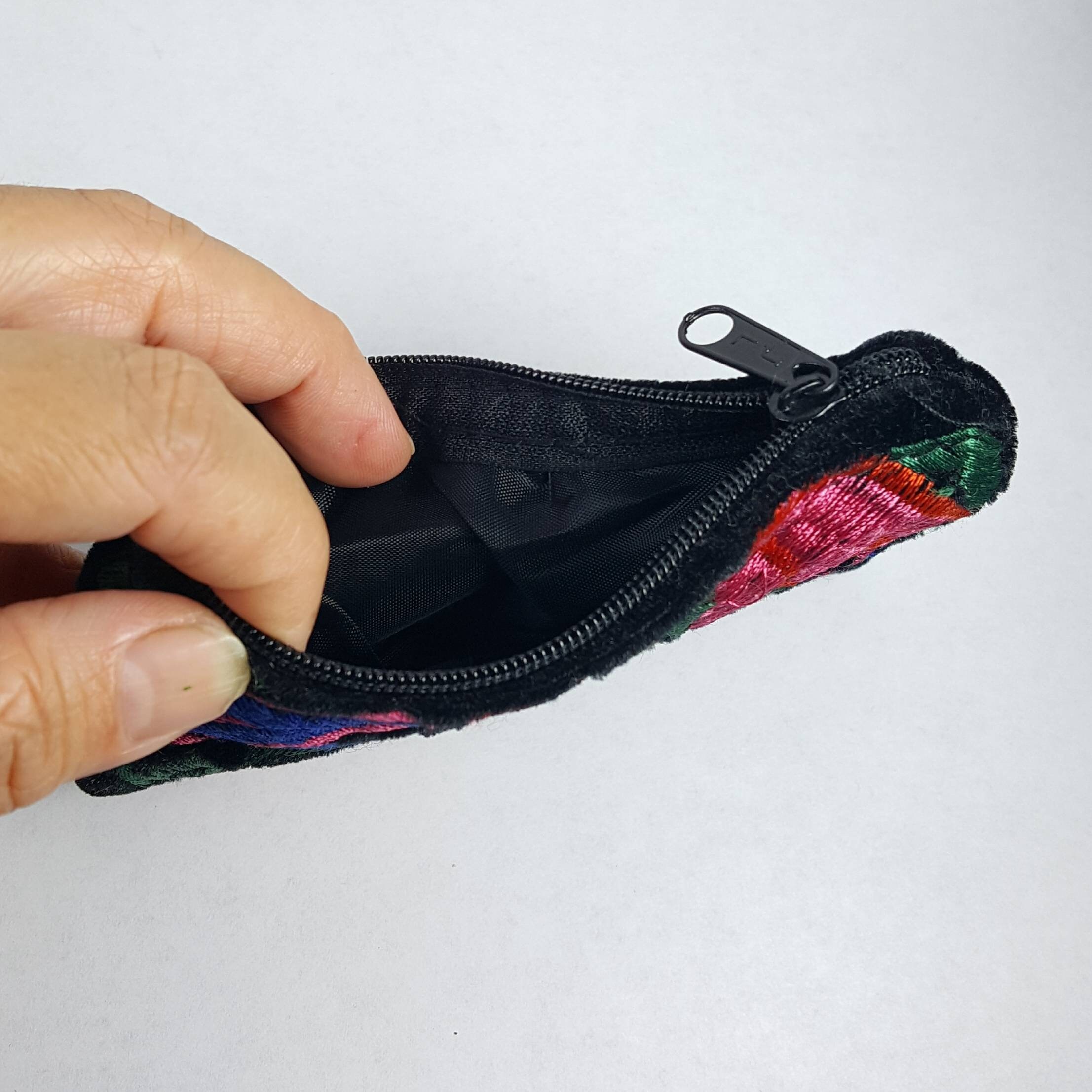Mexican Coin Purse, Embroidered Coin Purse, Mexican Coin Saver, Mini ...