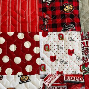 Ohio State Buckeye Quilt Oversized - Etsy
