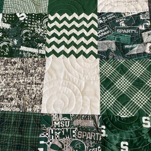 Michigan State Twin Size Quilt MSU Spartans - Etsy