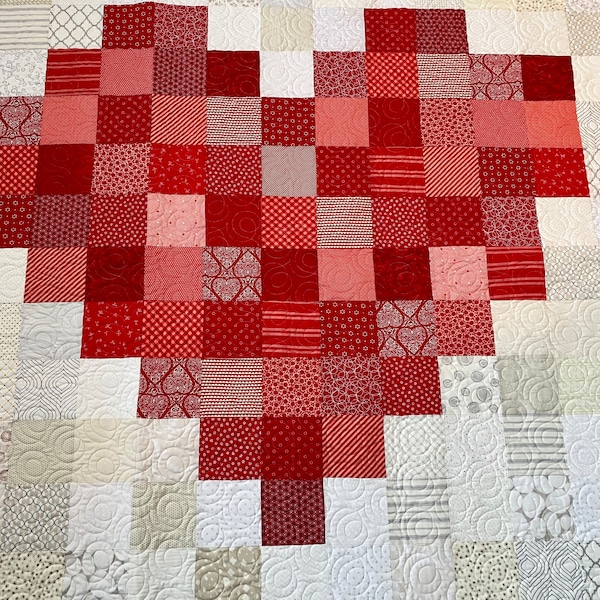 Heart Quilt - Etsy