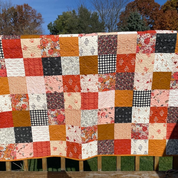 Mid Century Quilt Pattern - Etsy