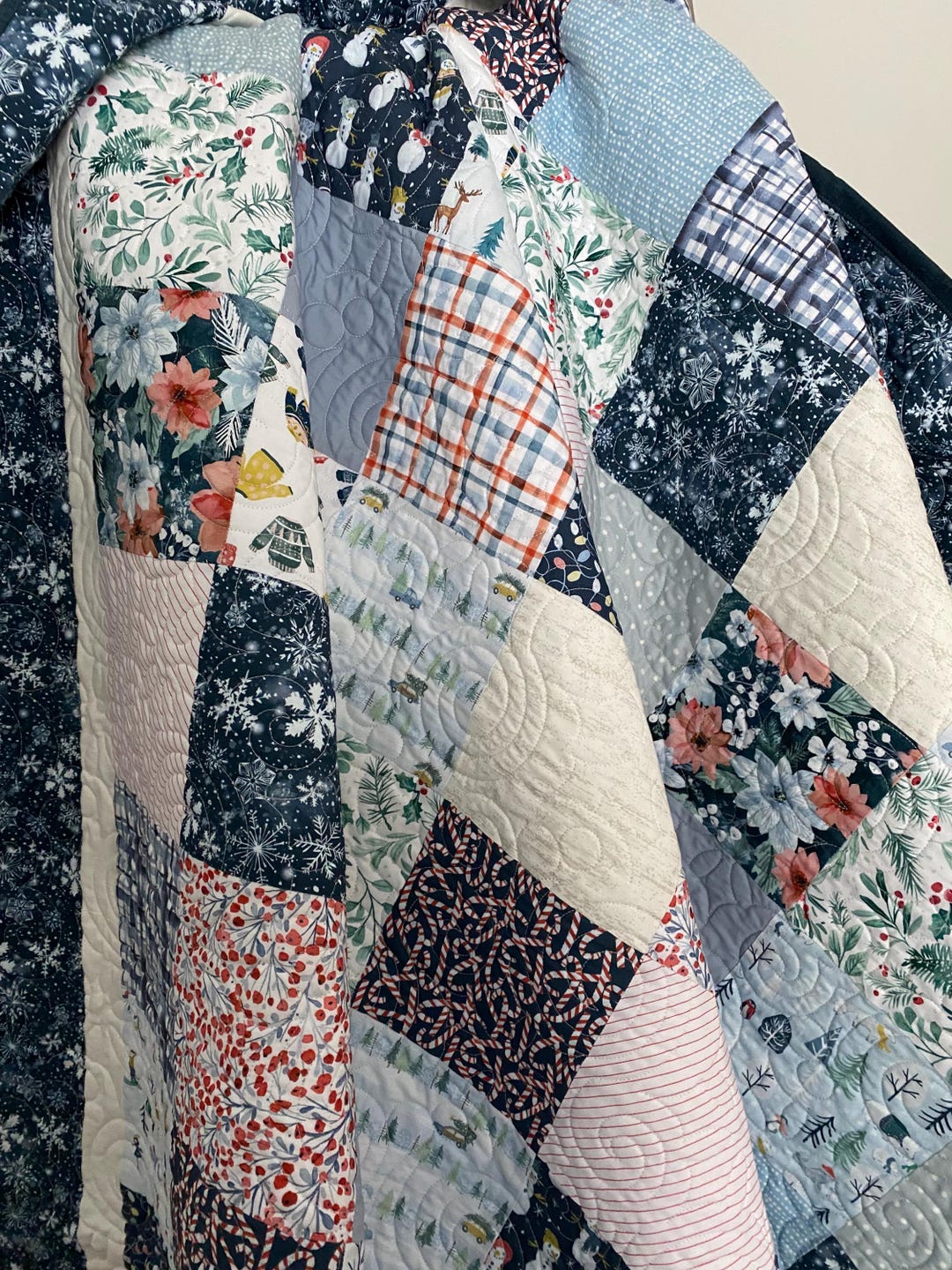 Winter Snow Fun Quilt - Etsy