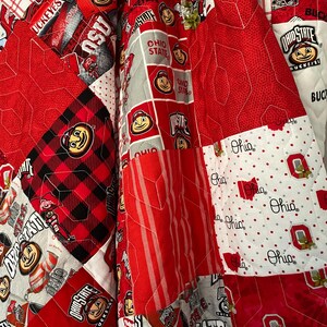Ohio State Buckeye Quilt Oversized - Etsy