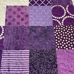 Purple Heart TCU, or KSU Throw Quilt - Etsy