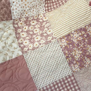 Purple Baby Girl Quilt Minky Back - Etsy