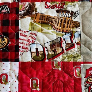 Ohio State Buckeye Quilt Oversized - Etsy