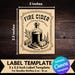 Fire Cider Label Template, Front & Back, 2 X 2.5 Inch Editable Canva ...