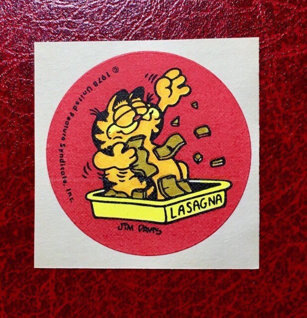 Vintage 1978 Garfield Matte Scratch and Sniff Sticker. Strong | Etsy