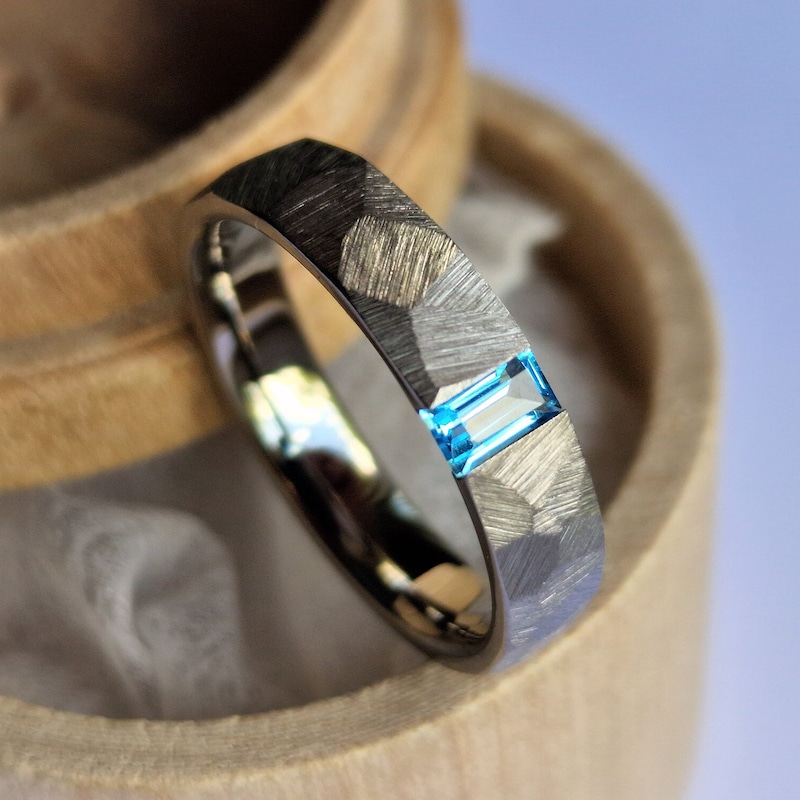 Tension Set Ring - Etsy